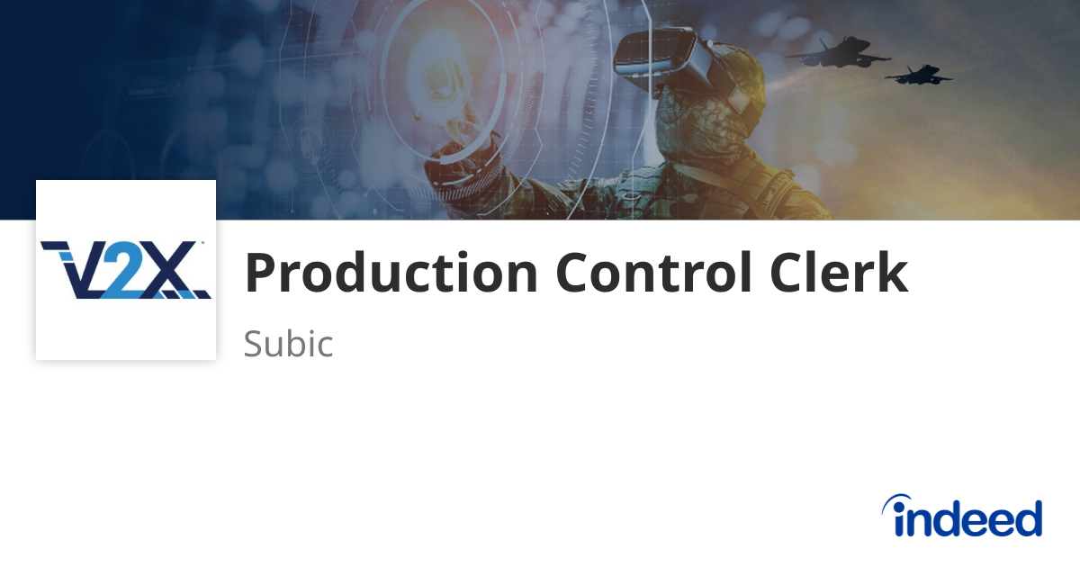 Production Control Clerk - Subic - Indeed.com