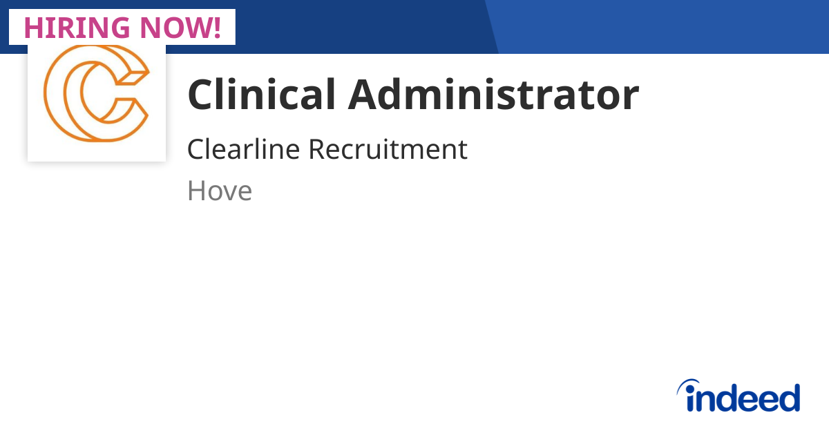 Clinical Administrator - Hove - Indeed.com