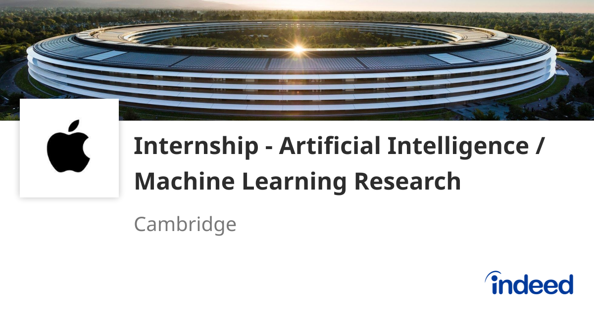 Internship - Artificial Intelligence / Machine Learning Research ...