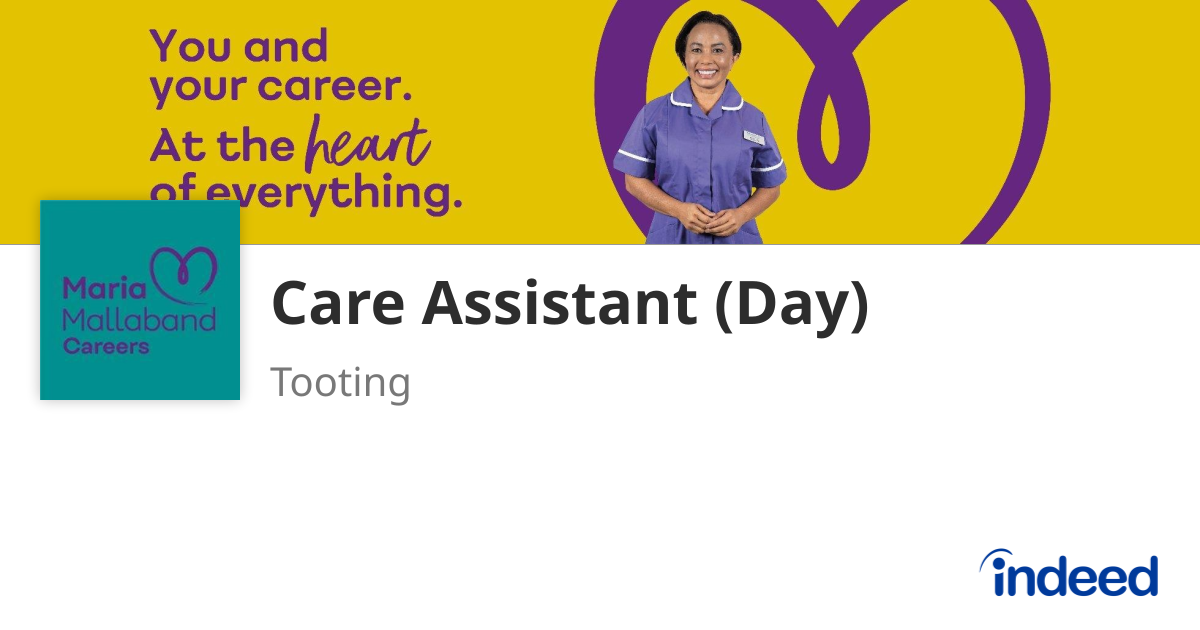 Care Assistant (Day & Night) - Tooting SW17 6DJ - Indeed.com