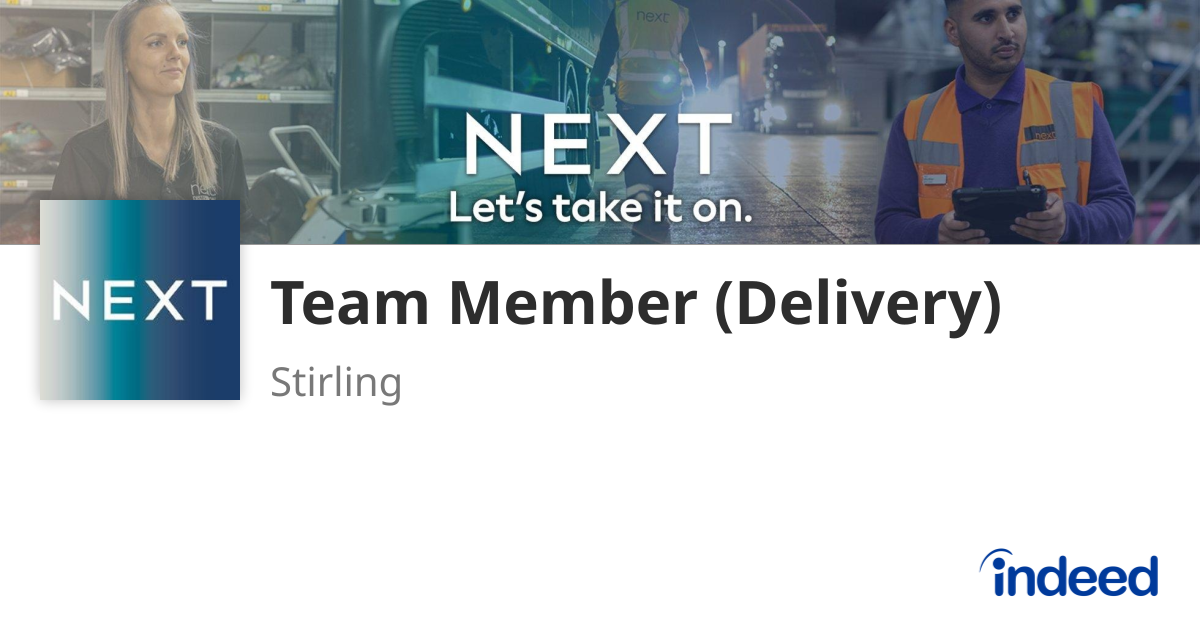 Team Member (Delivery) - Stirling - Indeed.com