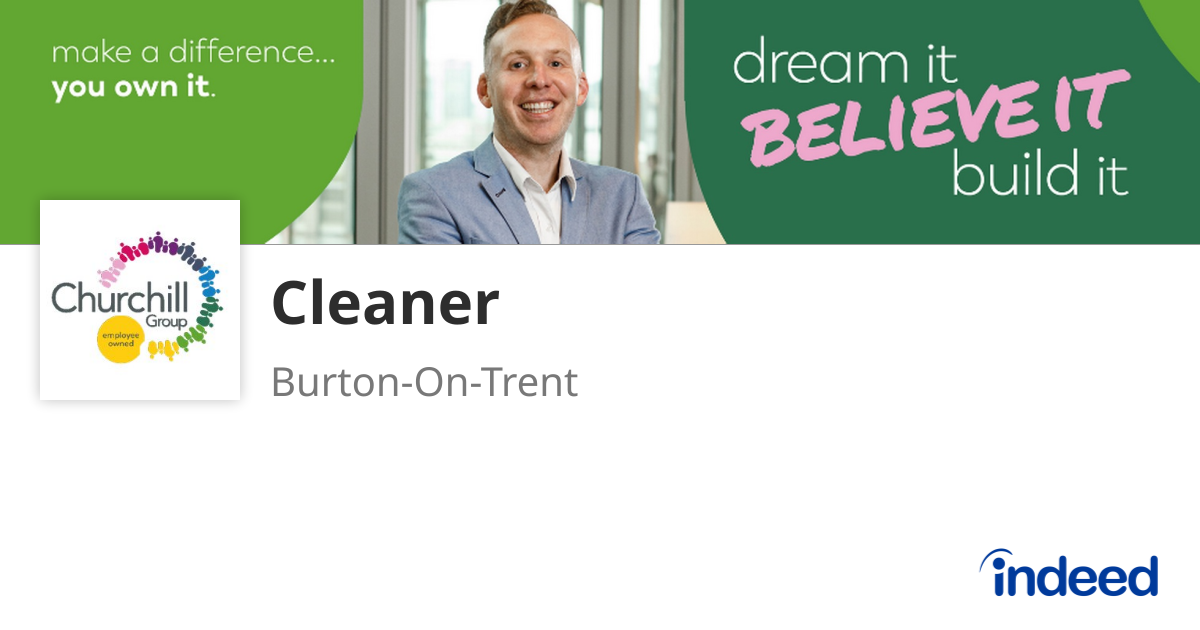 Cleaner - Burton-On-Trent DE13 0DA - Indeed.com