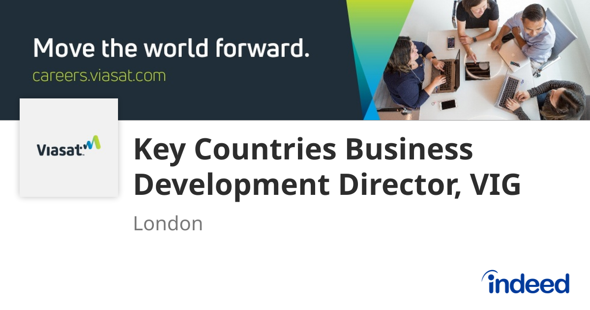 Key Countries Business Development Director, VIG - London EC2A 1HD ...