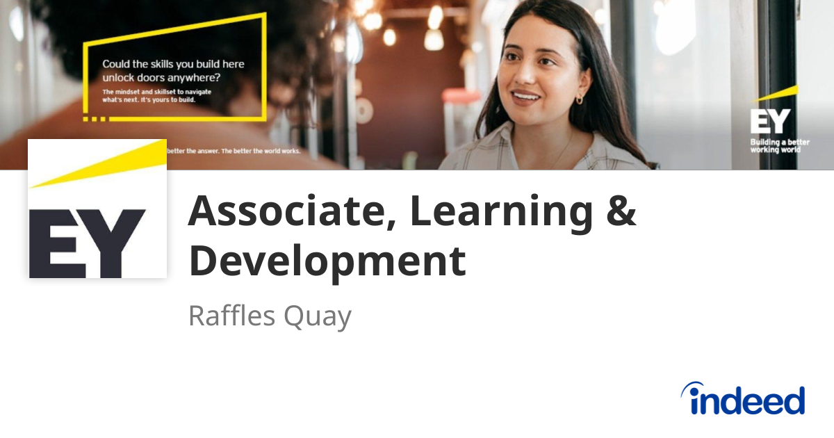 Associate, Learning & Development - Singapore 048583 - Indeed.com