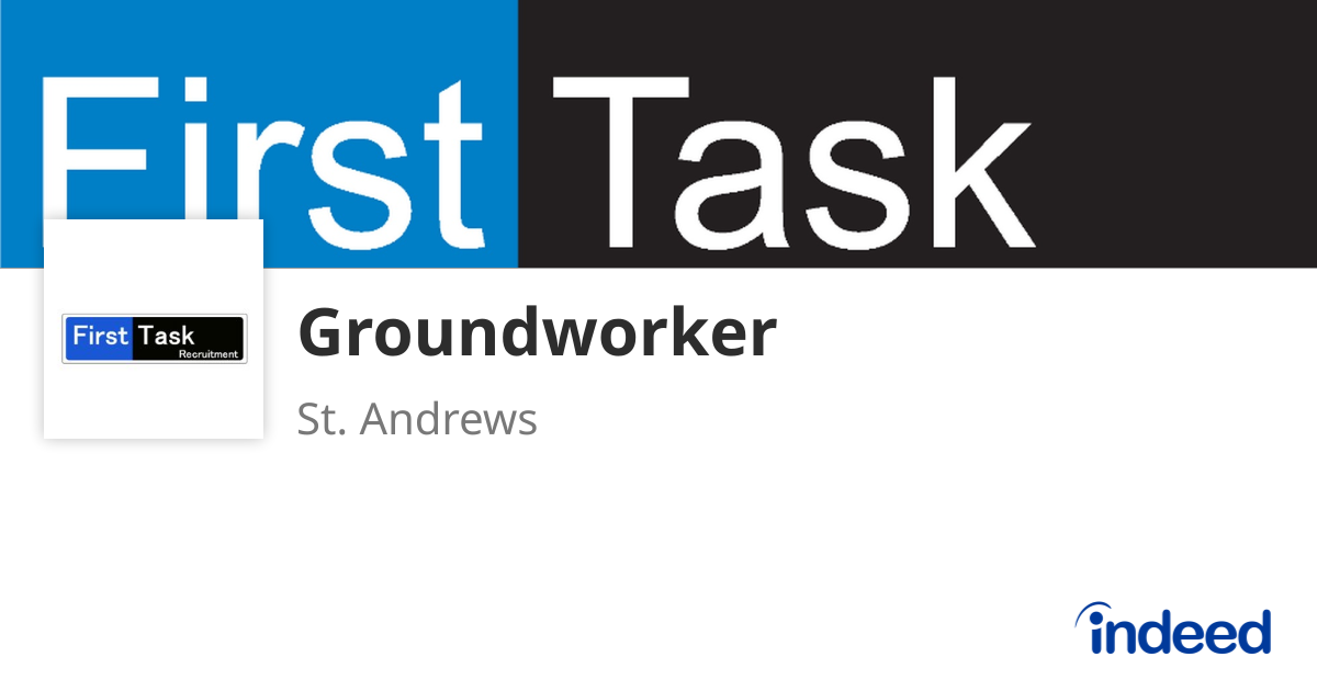 Groundworker - St. Andrews - Indeed.com