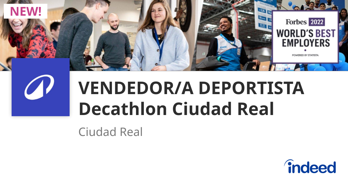 VENDEDOR/A DEPORTISTA Decathlon Ciudad Real - Ciudad Real, Ciudad Real ...