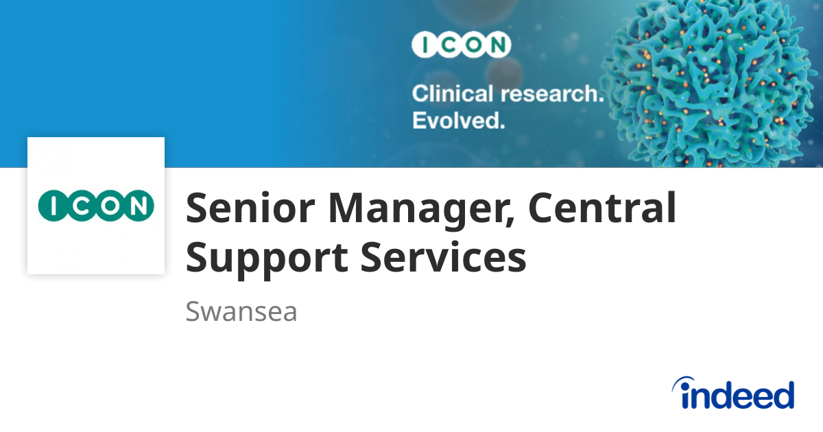 Senior Manager, Central Support Services - Swansea - Indeed.com