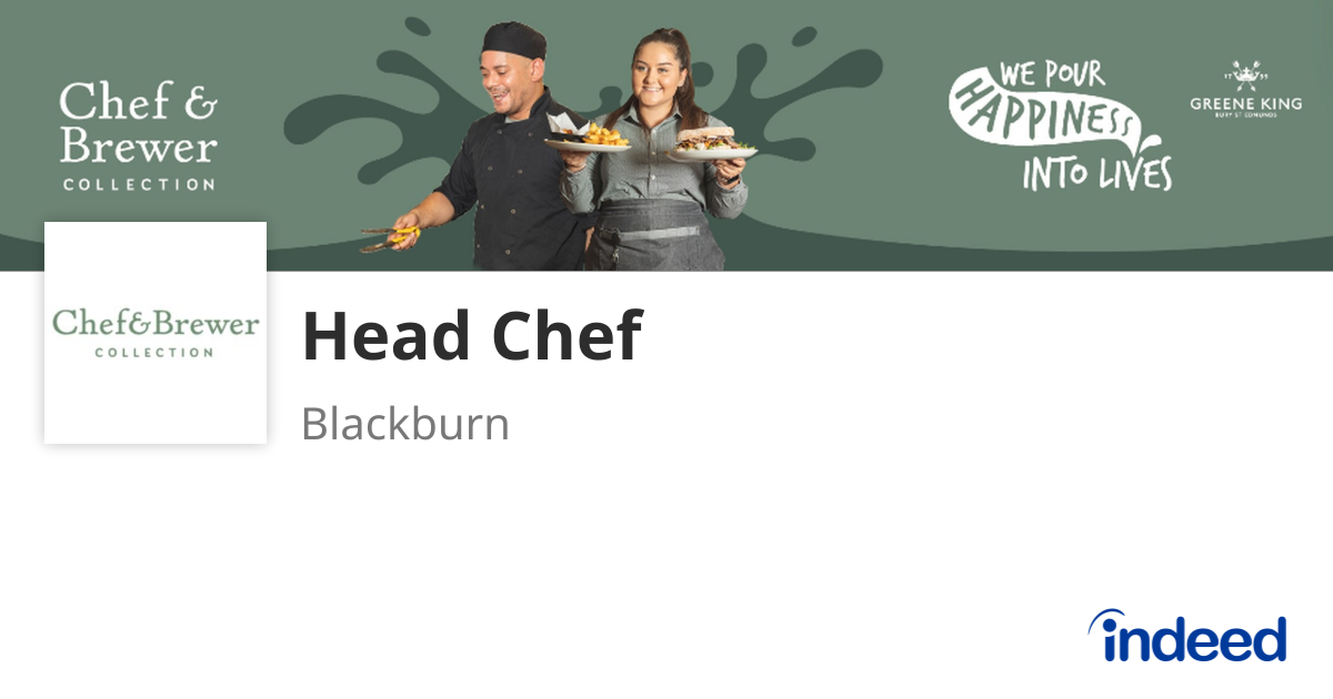 Head Chef - Blackburn BB2 7EG - Indeed.com