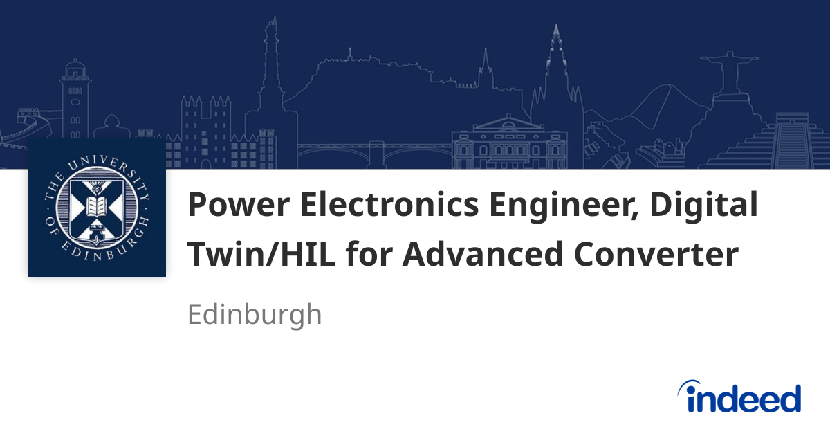 Power Electronics Engineer, Digital Twin/HIL for Advanced Converter ...
