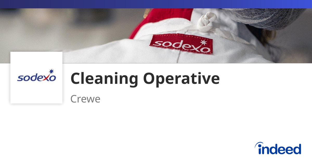Cleaning Operative - Crewe CW2 5PJ - Indeed.com
