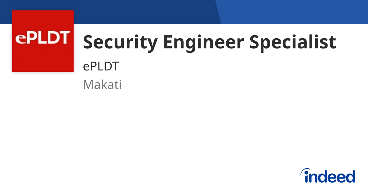 Security Engineer Specialist - Makati - Indeed.com