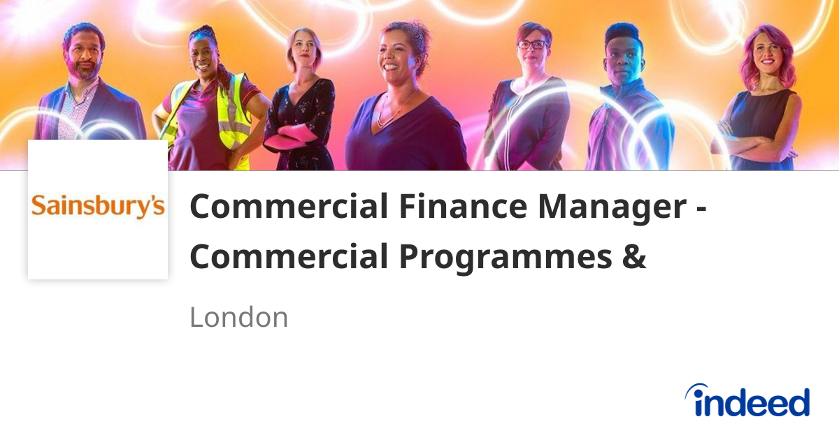 Commercial Finance Manager - Commercial Programmes & Operations ...