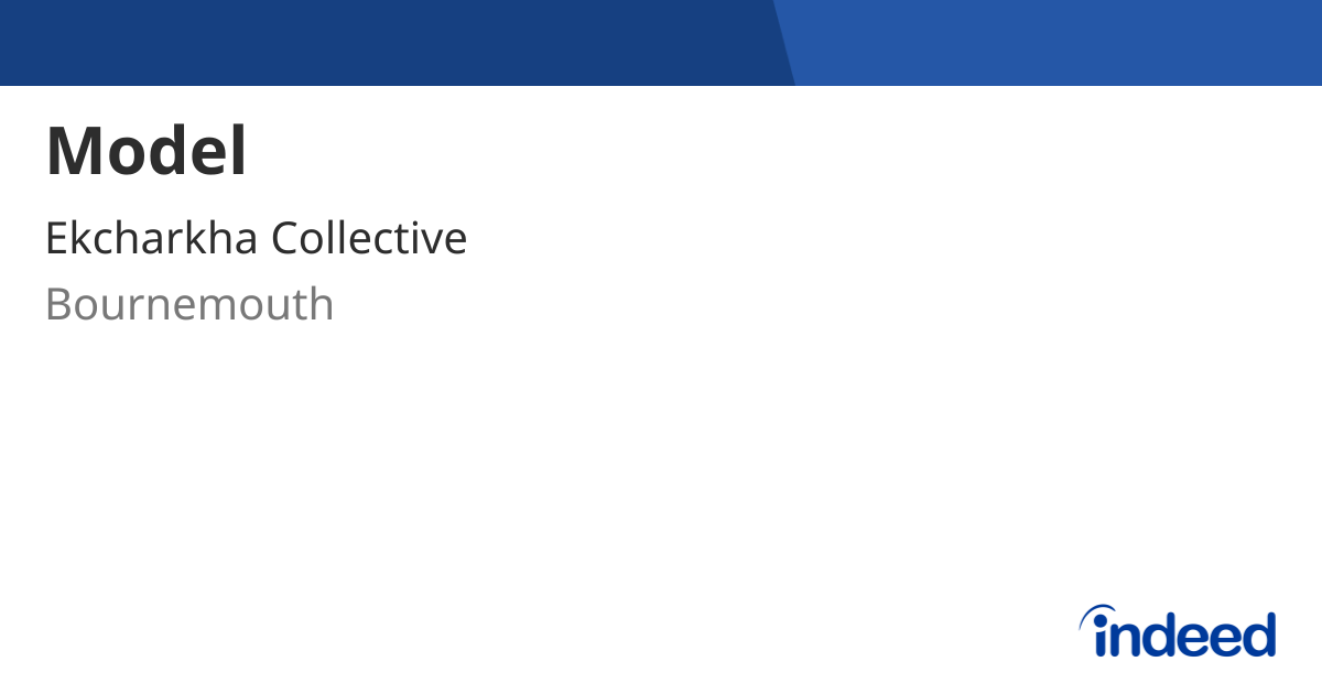 Model - Bournemouth BH2 5SE - Indeed.com