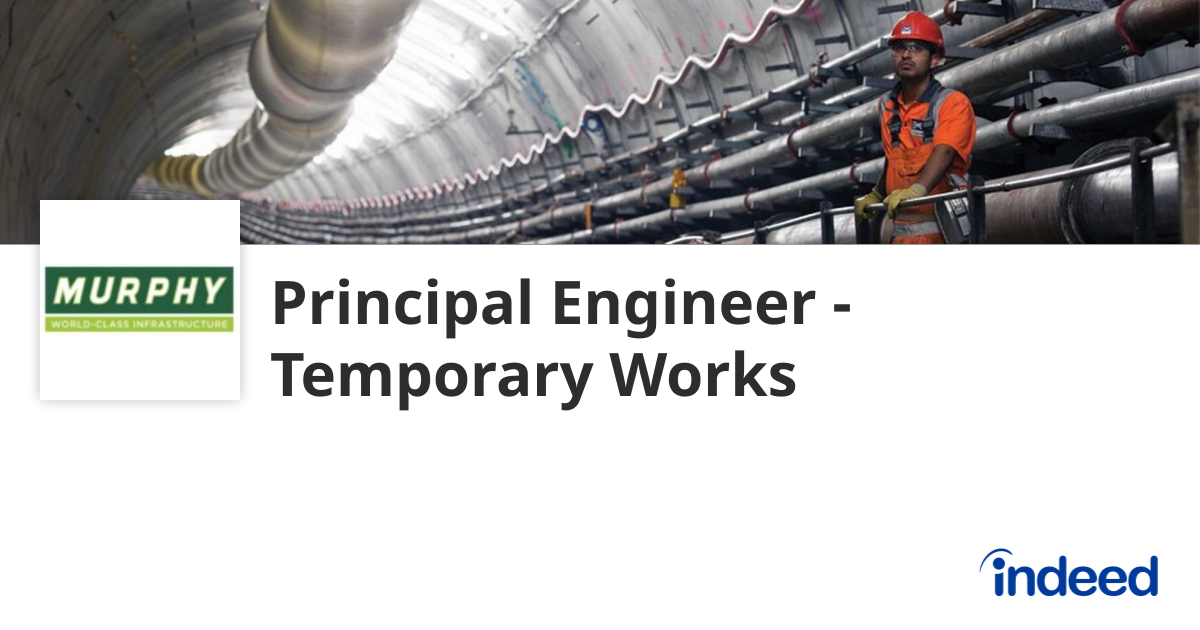 Principal Engineer - Temporary Works - Scotland - Indeed.com