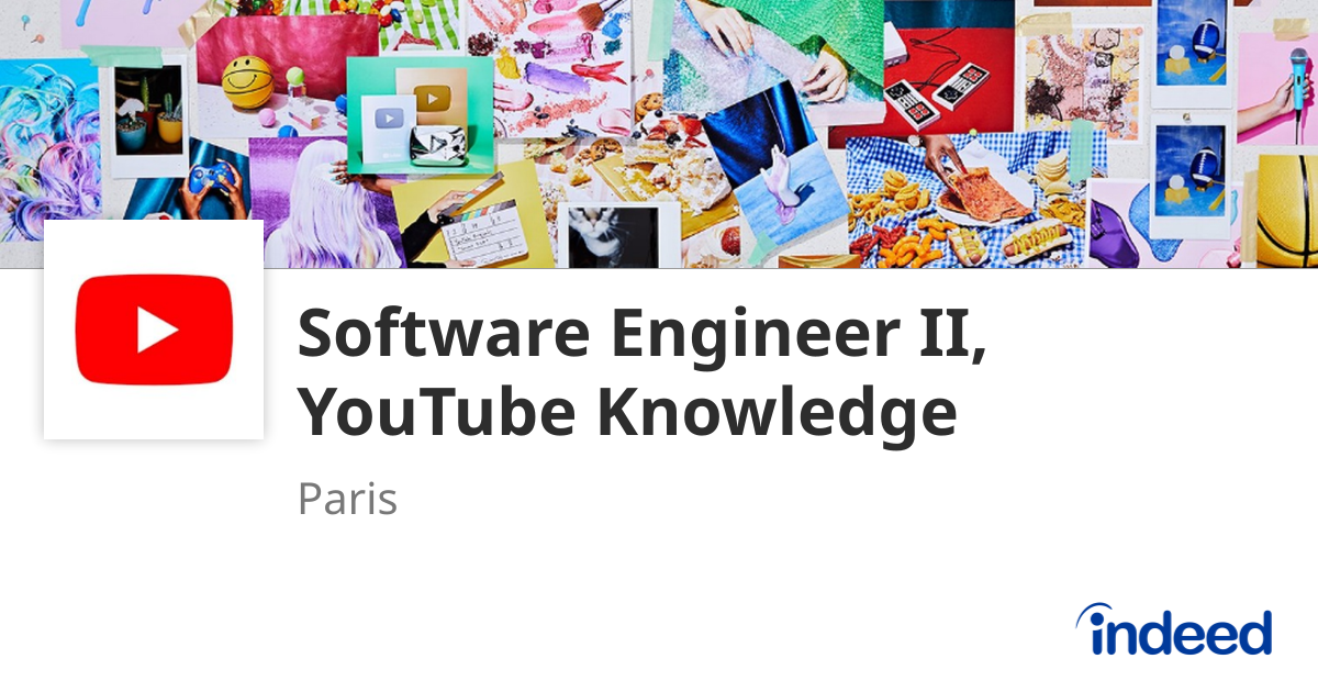 Software Engineer II, YouTube Knowledge - Paris (75) - Indeed.com