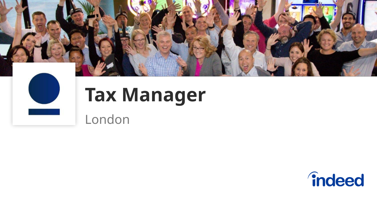 Tax Manager - London NW1 2FD - Indeed.com