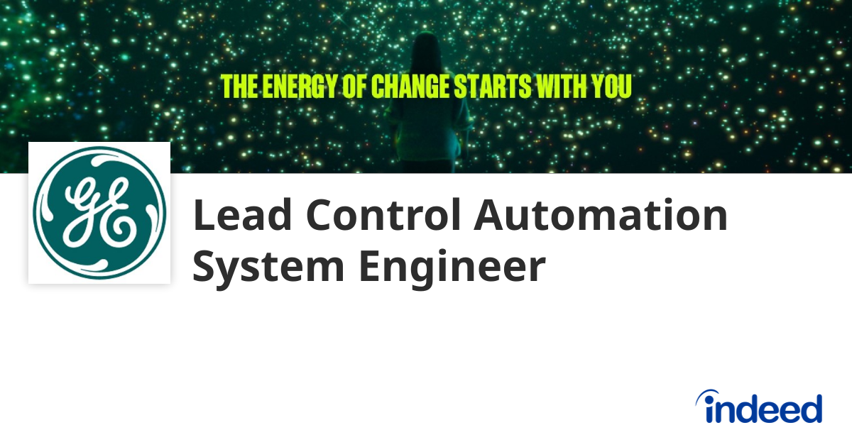 Lead Control Automation System Engineer - Stafford ST16 - Indeed.com