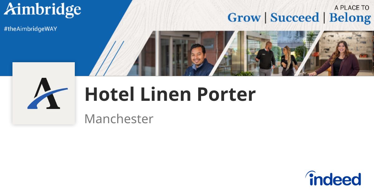 Hotel Linen Porter - Manchester - Indeed.com