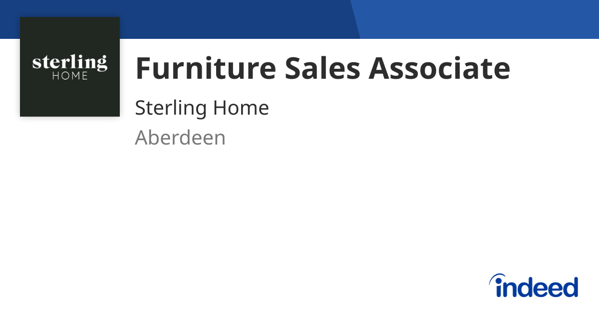 Furniture Sales Associate - Aberdeen AB23 8JW - Indeed.com
