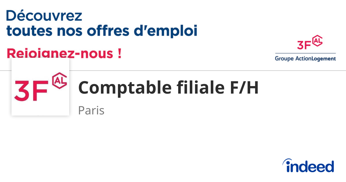 Comptable filiale F/H - 75013 Paris - Indeed.com
