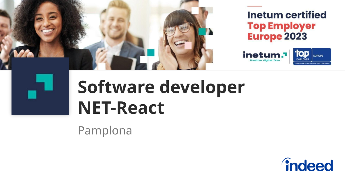Software developer NET-React - Pamplona, Navarra provincia - Indeed.com