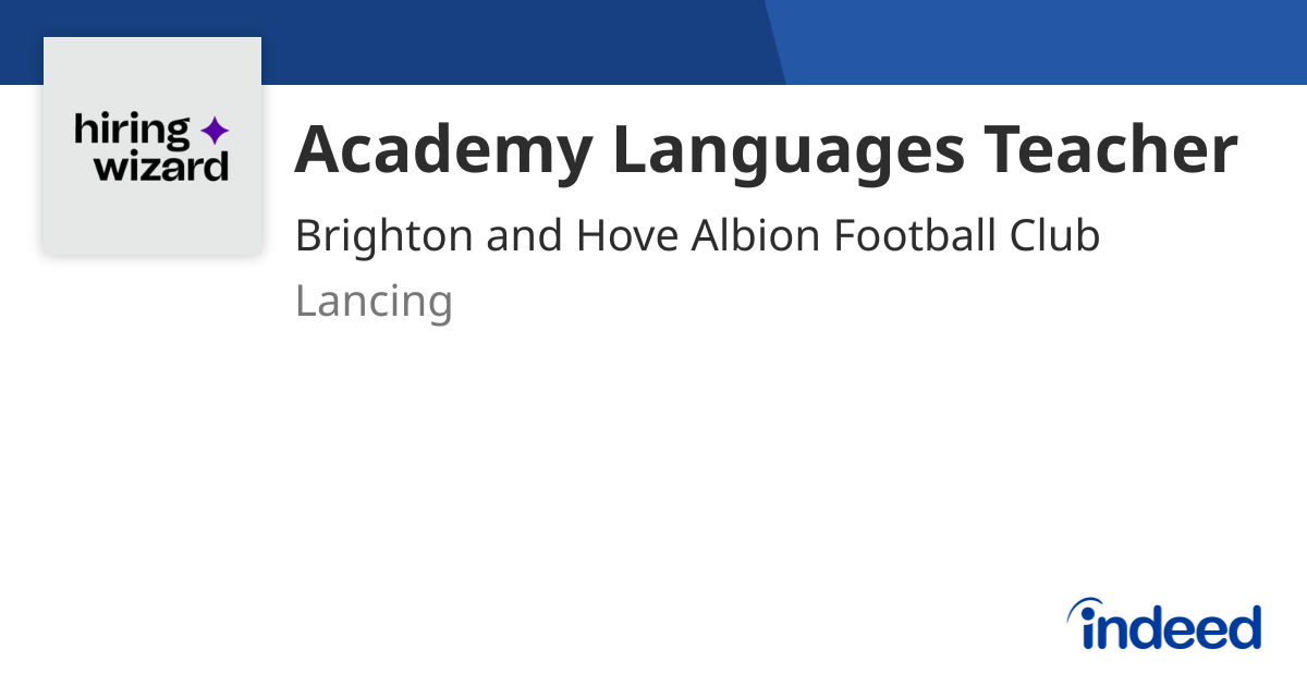 Academy Languages Teacher - Lancing BN15 9FP - Indeed.com
