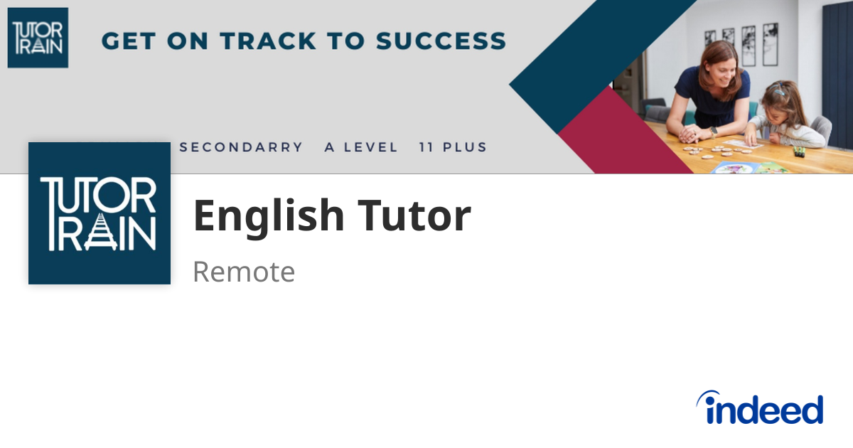 English Tutor - Remote - Indeed.com