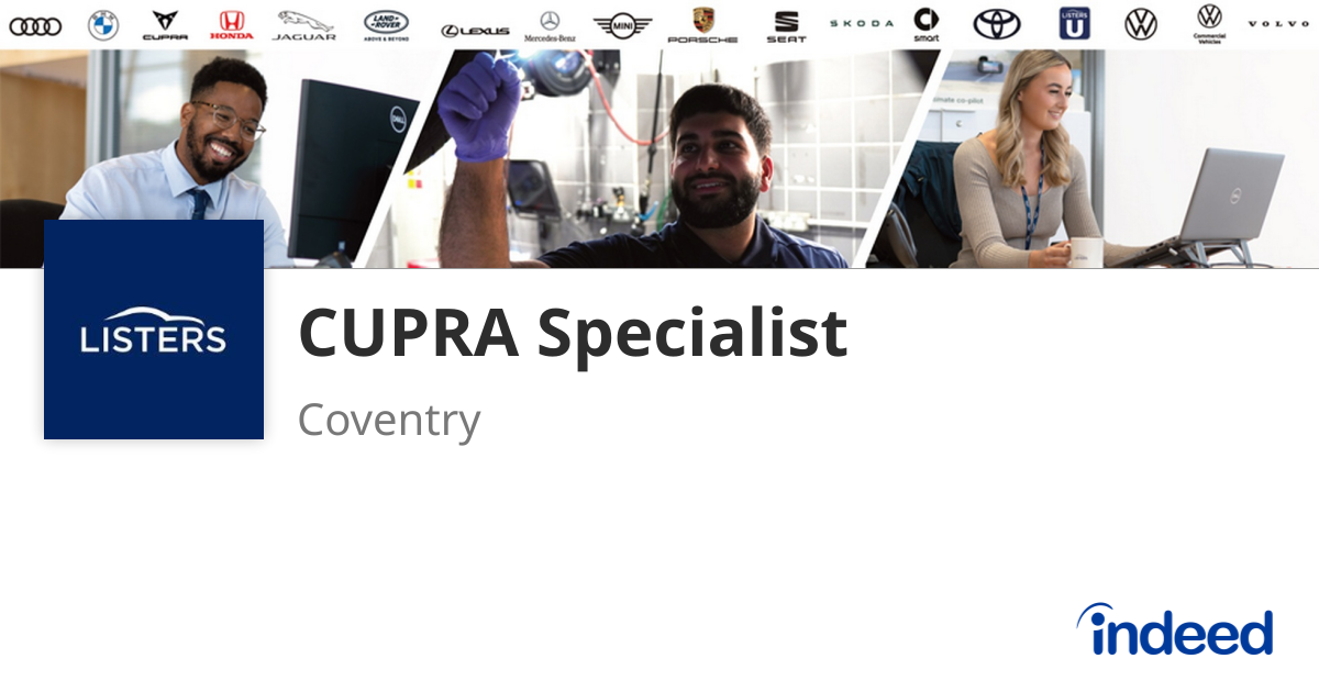 CUPRA Specialist / Sales Executive - Coventry - Indeed.com