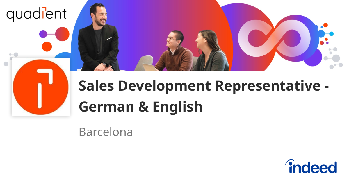 Sales Development Representative - German & Spanish or Italian - Remote - Barcelona, Barcelona ...