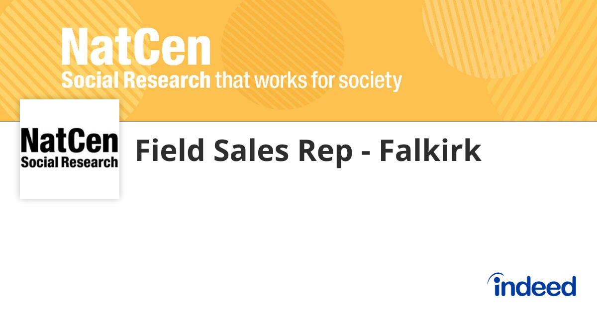 Field Sales Rep - Falkirk - Stirlingshire - Indeed.com