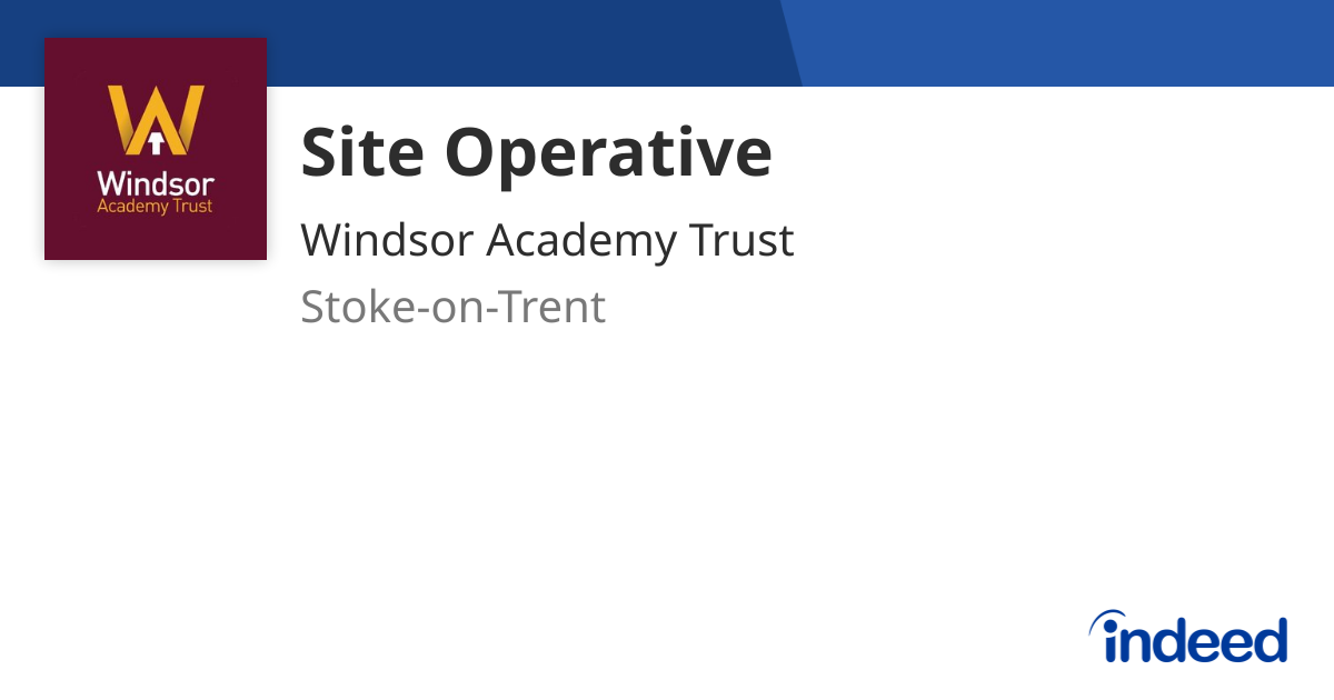Site Operative - Stoke-on-Trent ST9 9NY - Indeed.com