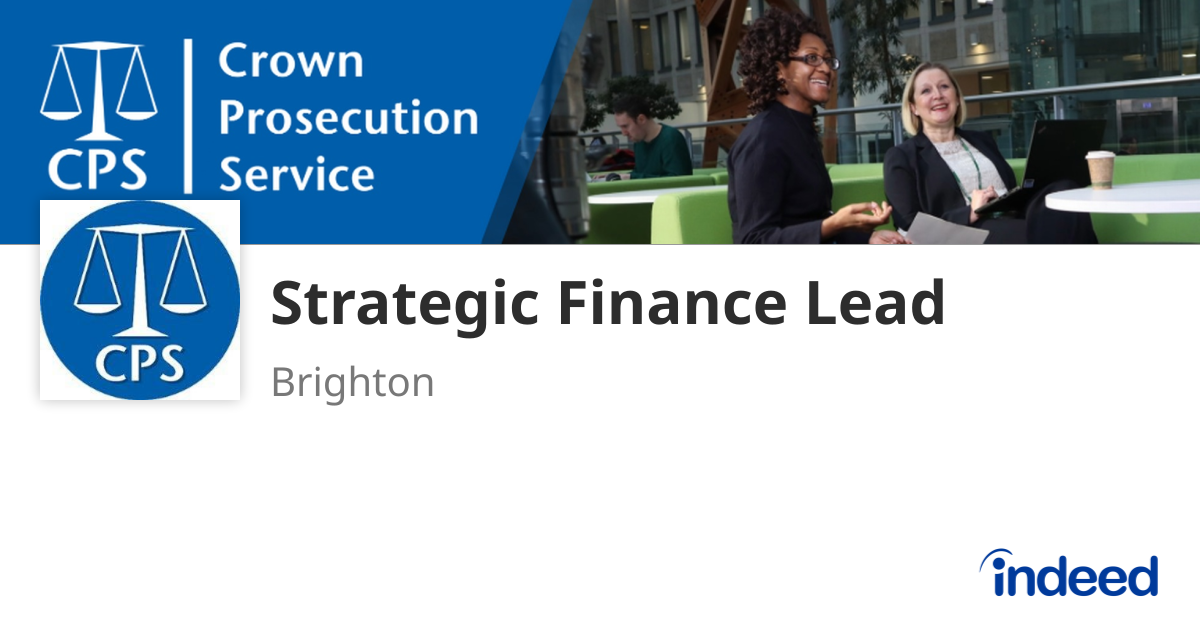 Strategic Finance Lead - Brighton BN2 0LA - Indeed.com