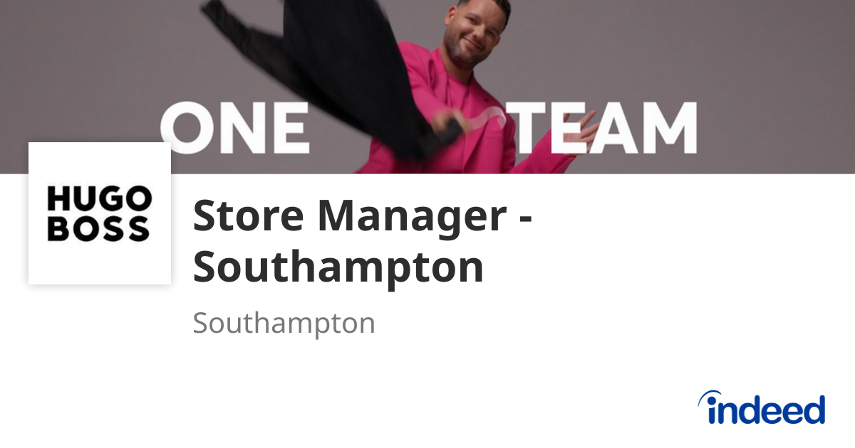 Store Manager - Southampton - Southampton - Indeed.com