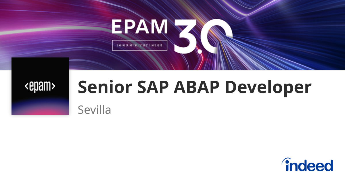 Senior SAP ABAP Developer - Sevilla, Sevilla provincia - Indeed.com