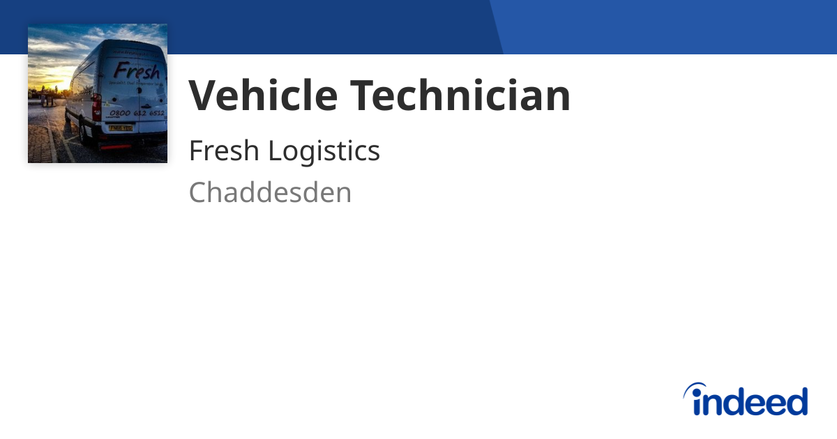 Vehicle Technician - Chaddesden DE21 6HA - Indeed.com