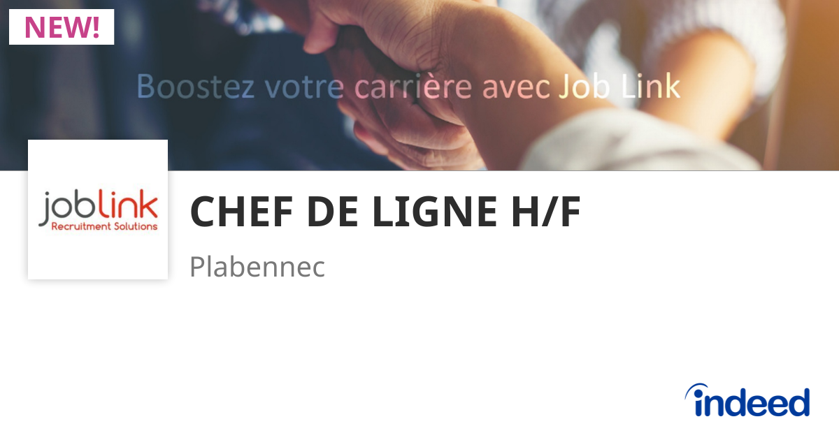 CHEF DE LIGNE H/F - 29860 Plabennec - Indeed.com