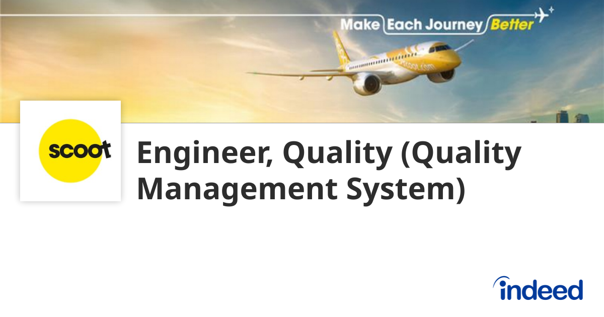 Engineer, Quality (Quality Management System) - Singapore - Indeed.com