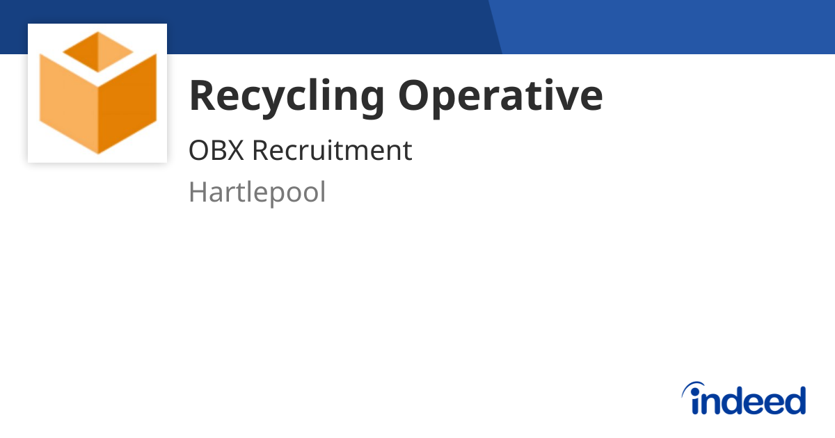 Recycling Operative - Hartlepool - Indeed.com