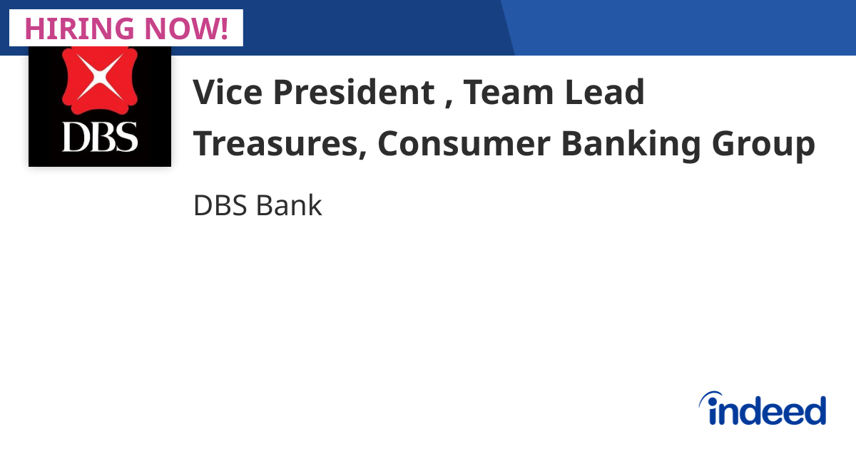 Vice President , Team Lead Treasures, Consumer Banking Group - Delhi ...