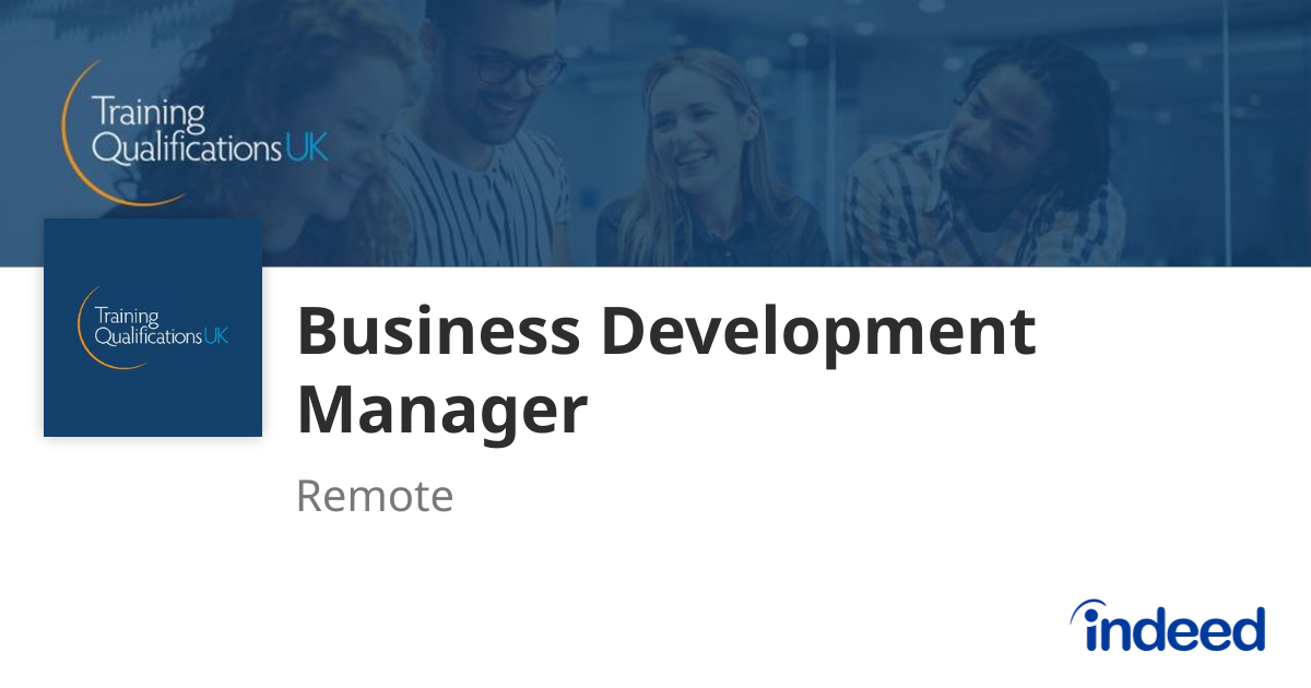 Business Development Manager - Remote - Indeed.com