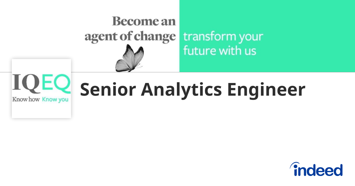 Senior Analytics Engineer - Hyderabad, Telangana - Indeed.com