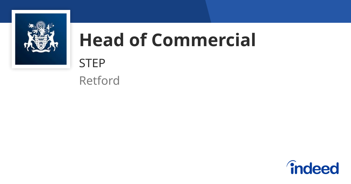 Head of Commercial - Retford DN22 9BL - Indeed.com