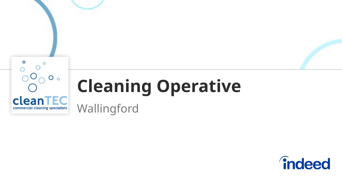 Cleaning Operative - Wallingford OX10 - Indeed.com