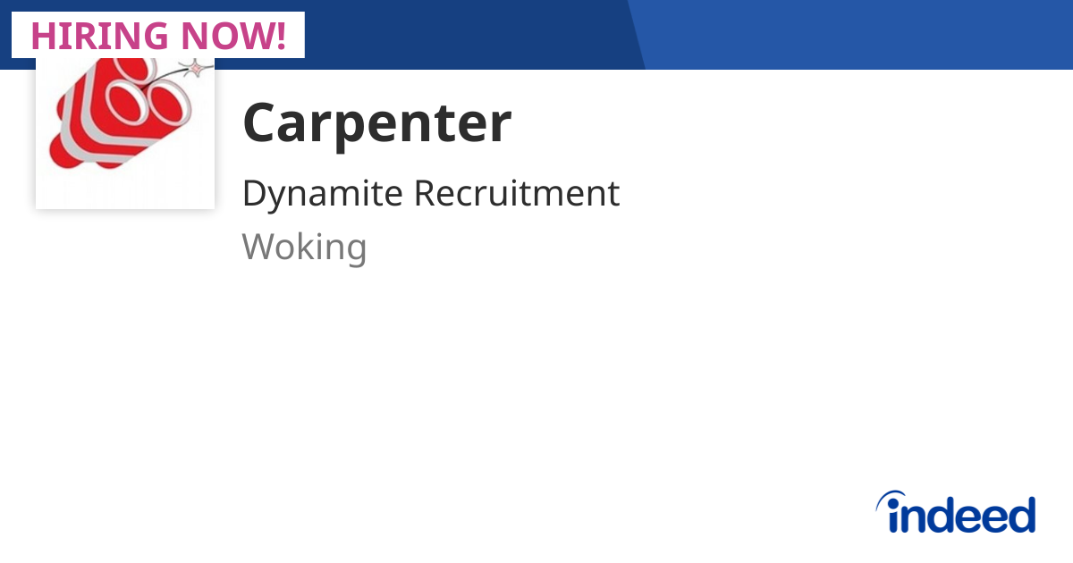 Carpenter - Woking - Indeed.com