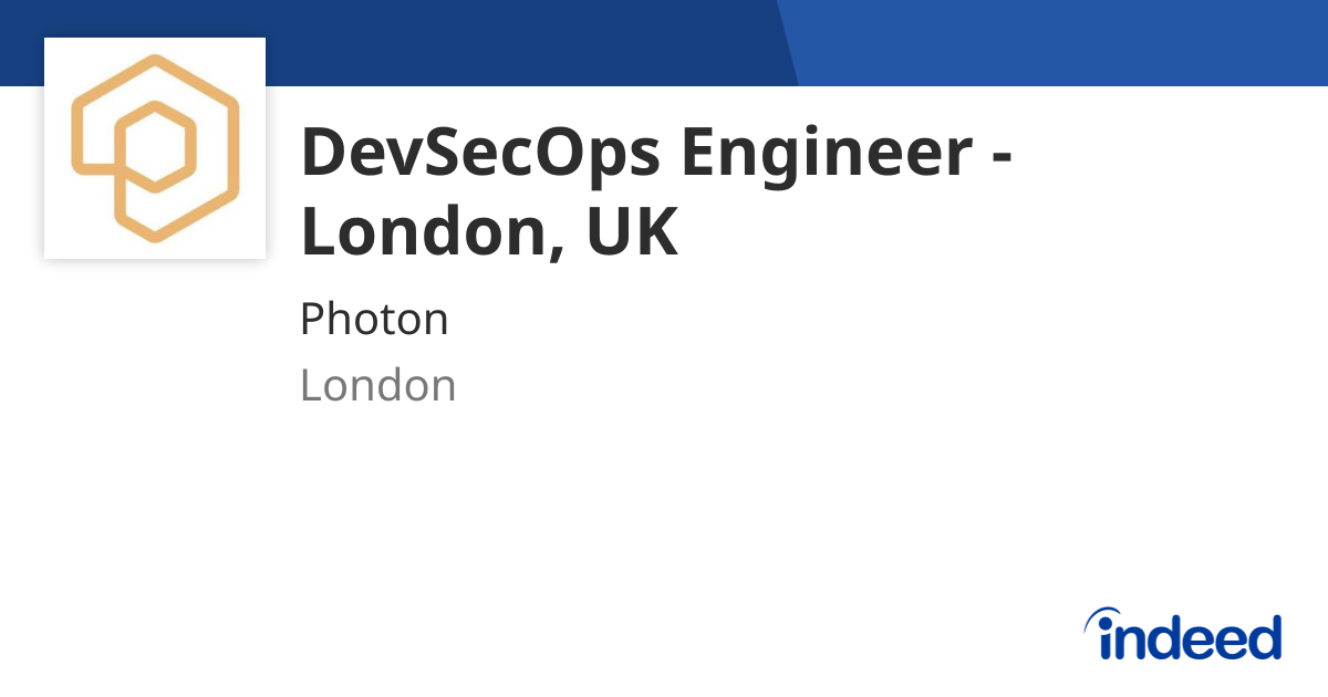 DevSecOps Engineer - London, UK - London - Indeed.com