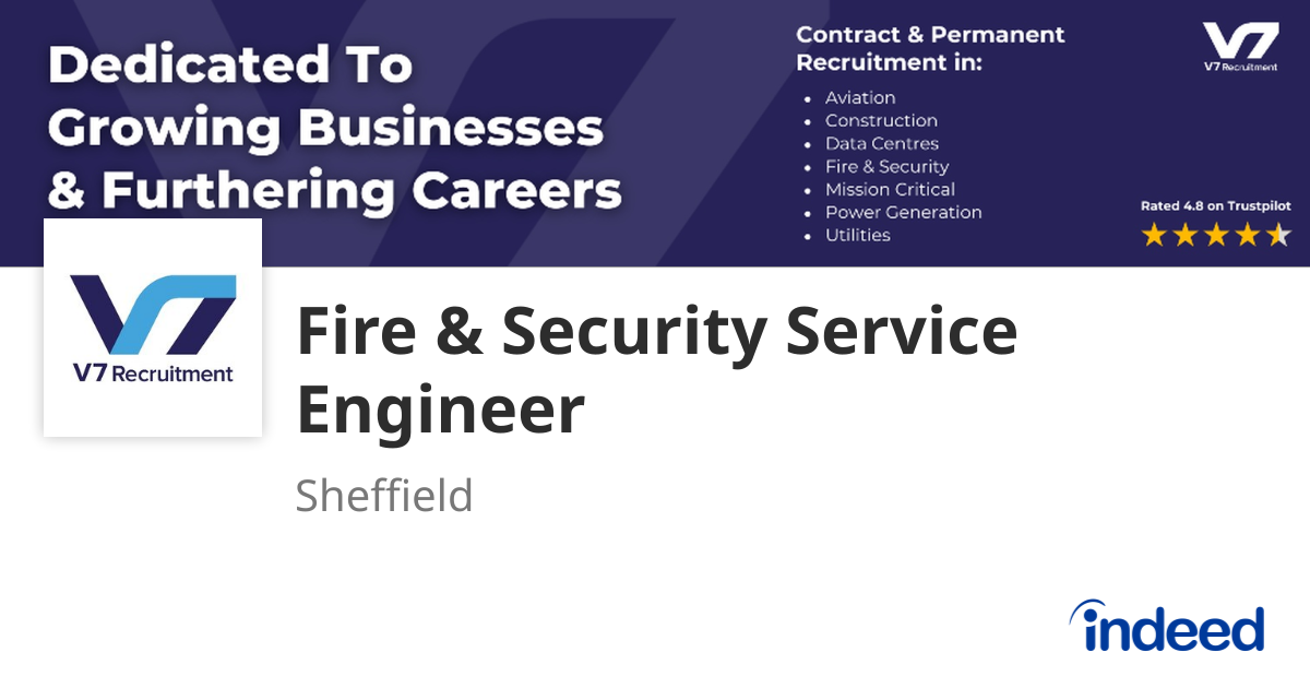 Fire & Security Service Engineer - Sheffield S1 - Indeed.com