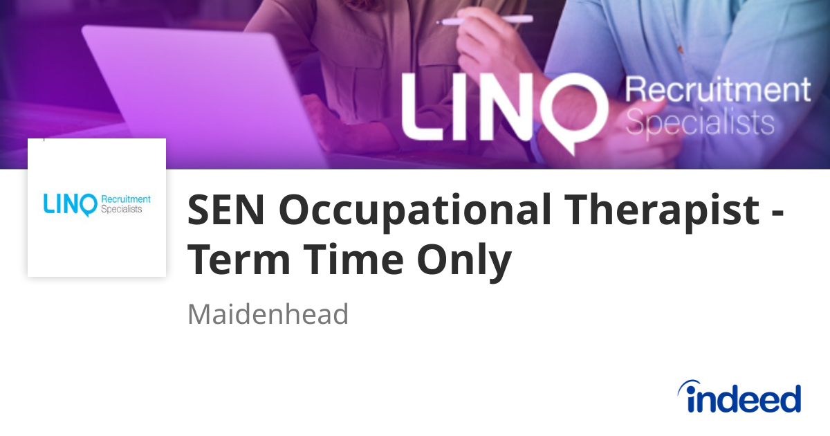 SEN Occupational Therapist - Term Time Only - Maidenhead - Indeed.com