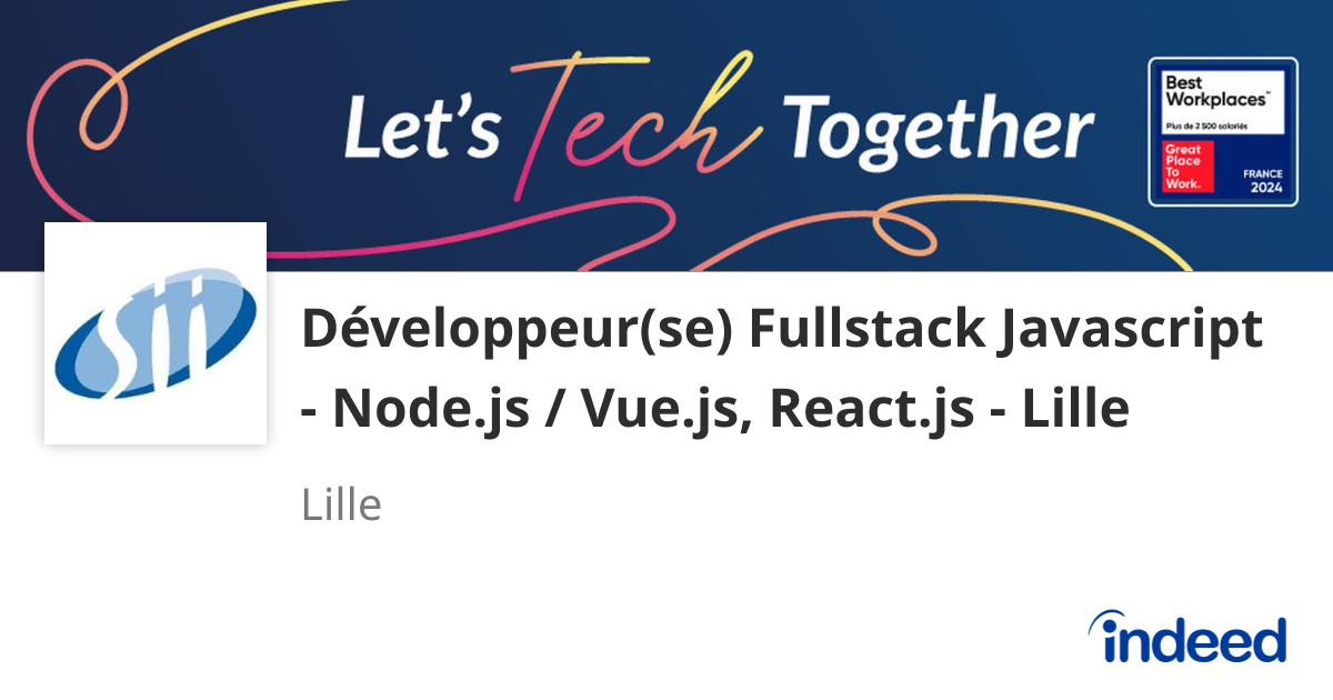 Développeur(se) Fullstack Javascript - Node.js / Vue.js, React.js ...