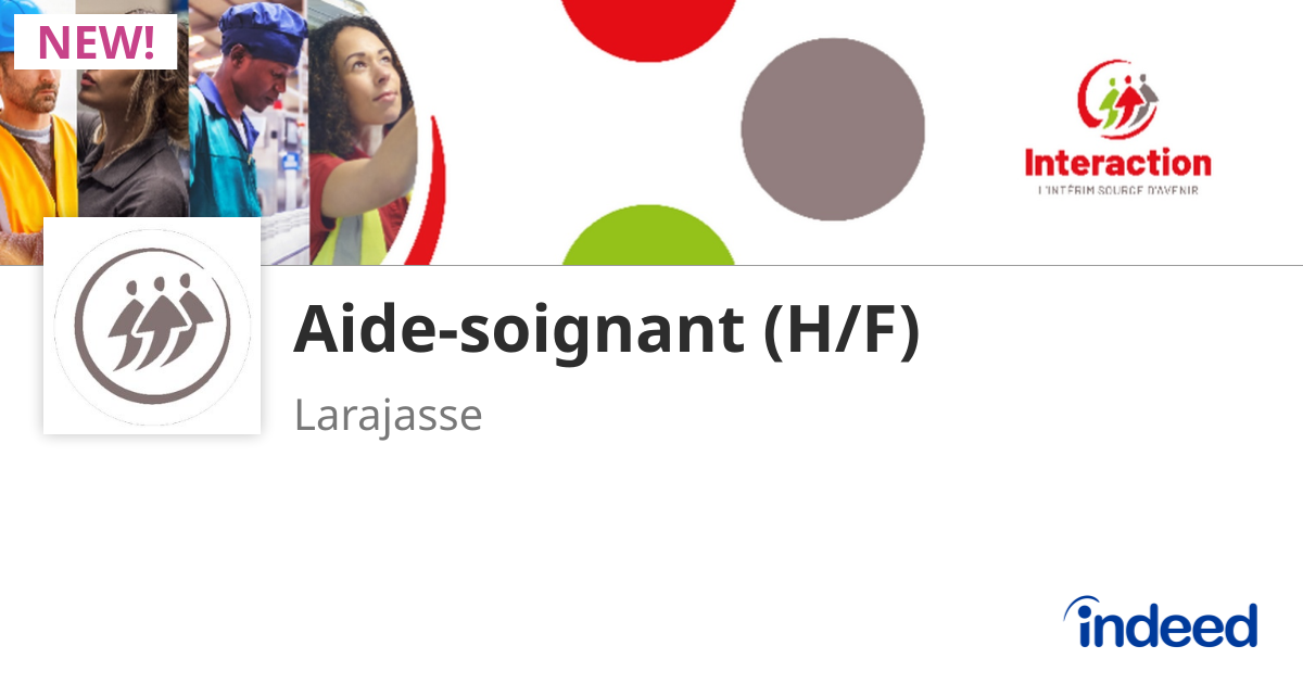 Aide-soignant (H/F) - 69590 Larajasse - Indeed.com