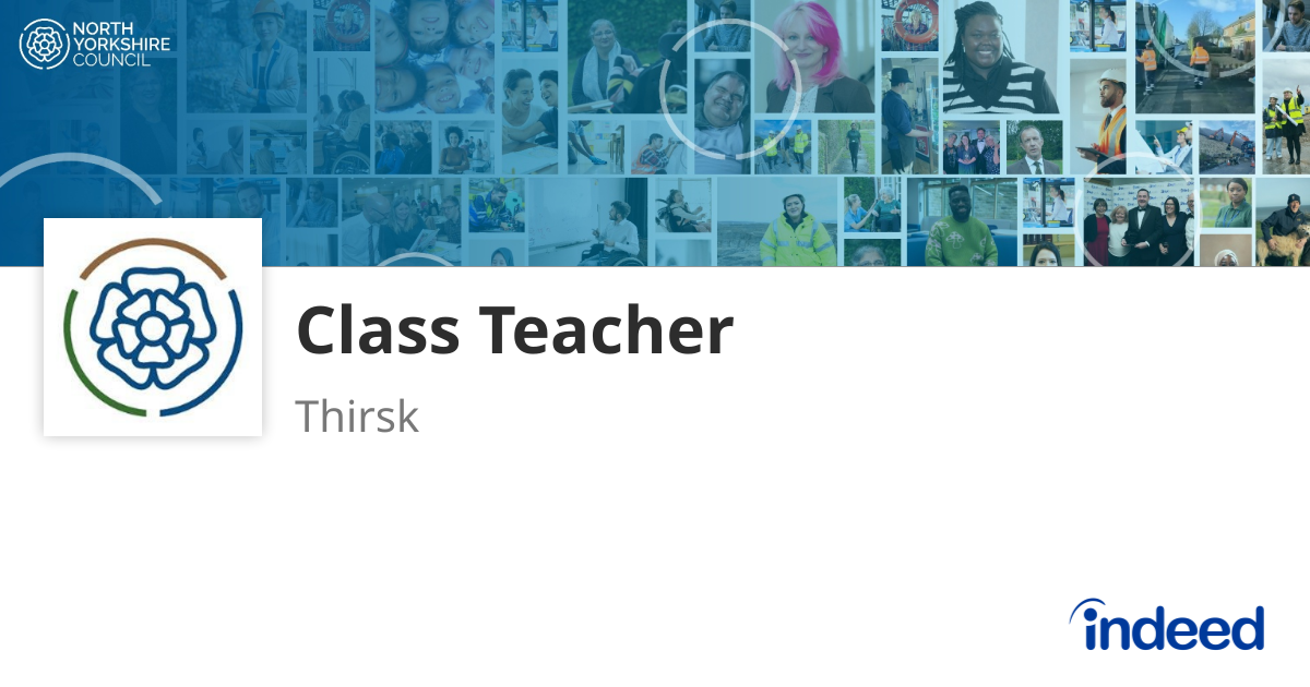 Class Teacher - Thirsk - Indeed.com